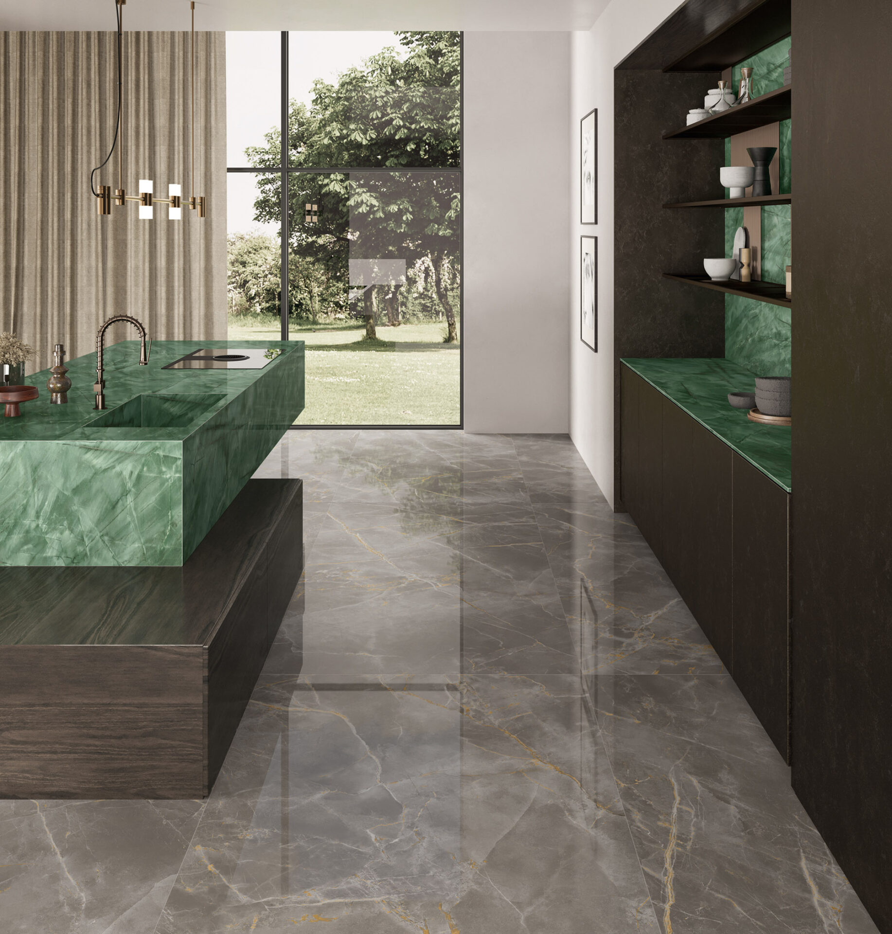 Previewing marble and crystal-effect designs for 2023 - Minoli