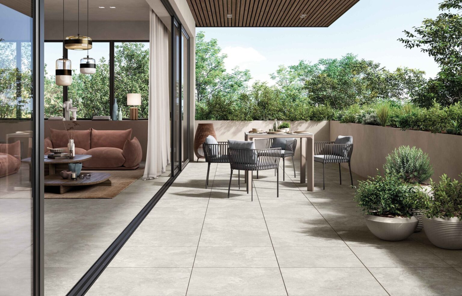 Elysian Travertini Misty Cross - Minoli