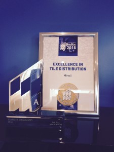 Tile Association Awards | Minoli Best Tiles Distributor