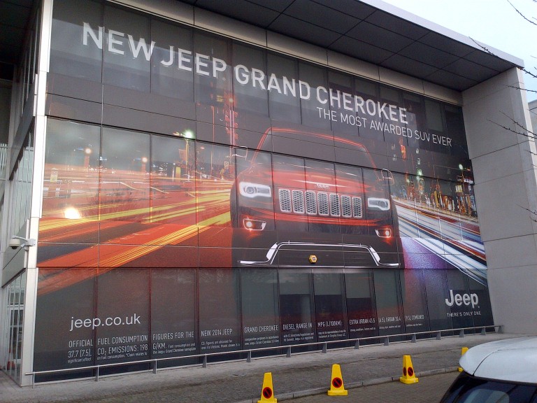 Fiat Auto UK Head Office Amazing Building Wrap | Minoli