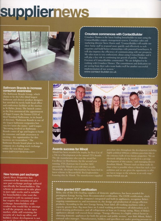 Minoli Featured in Show House Magazine - Minoli