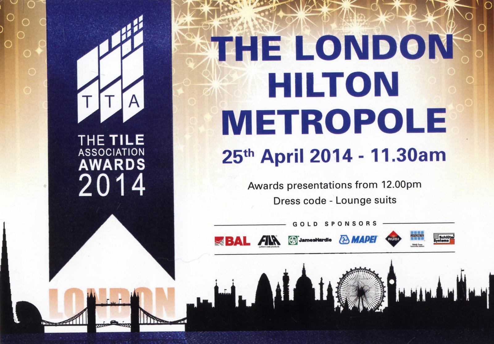 The Tile Association has announced a new recognition for the Finalist ...